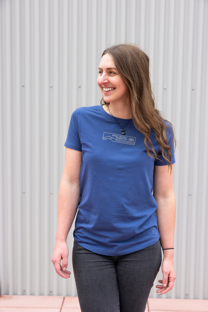 Women's Built in The Wasatch Tee – DPS Skis